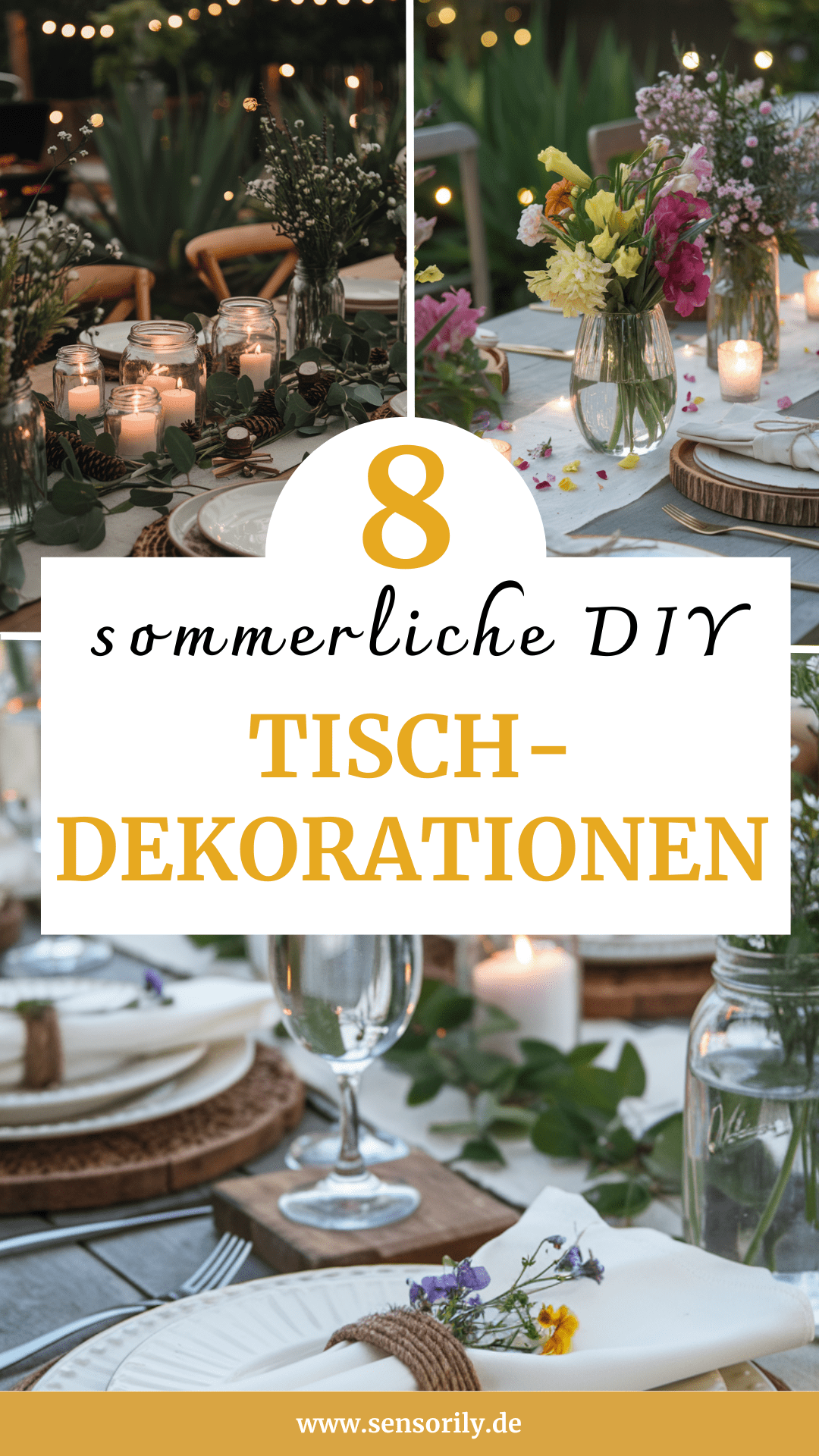 Tischdeko Fur Sommerfest