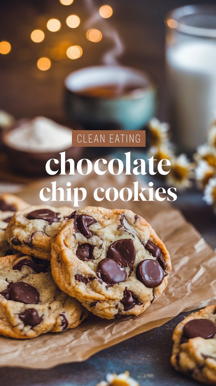 Clean Eating Chocolate Chip Cookies - Sensorily