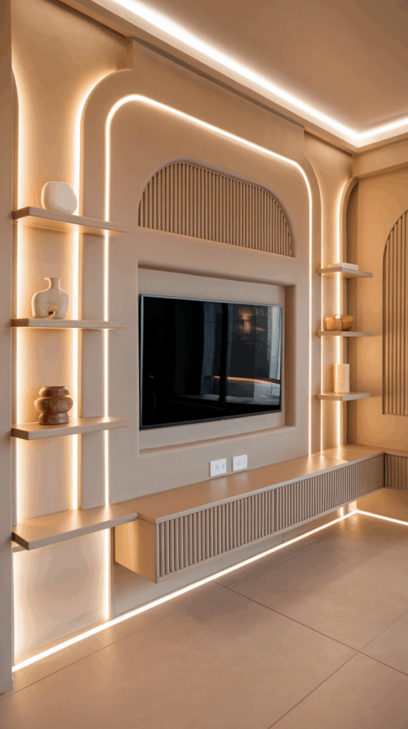 19 geniale TV Wand Ideen, die dein Wohnzimmer in ein echtes Wohlfühl ...